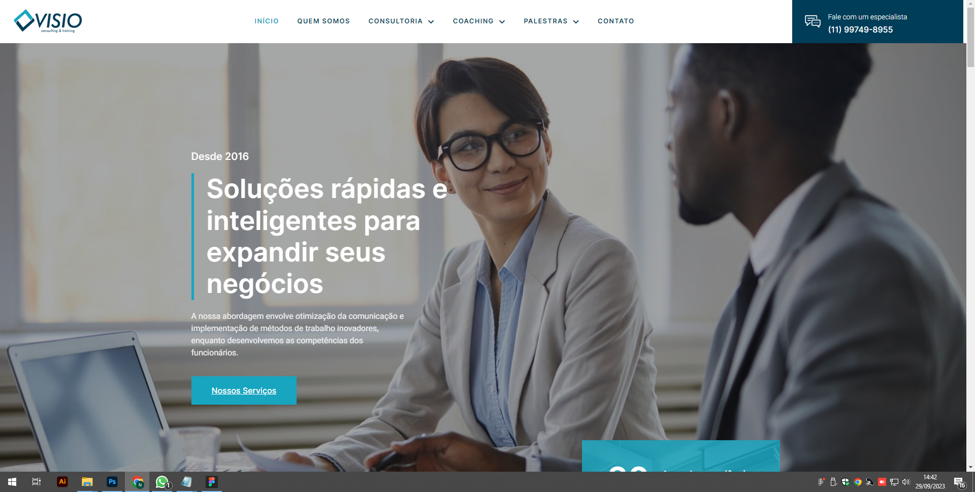 Visio Consulting • NTN • Desenvolvedor • Portfólio